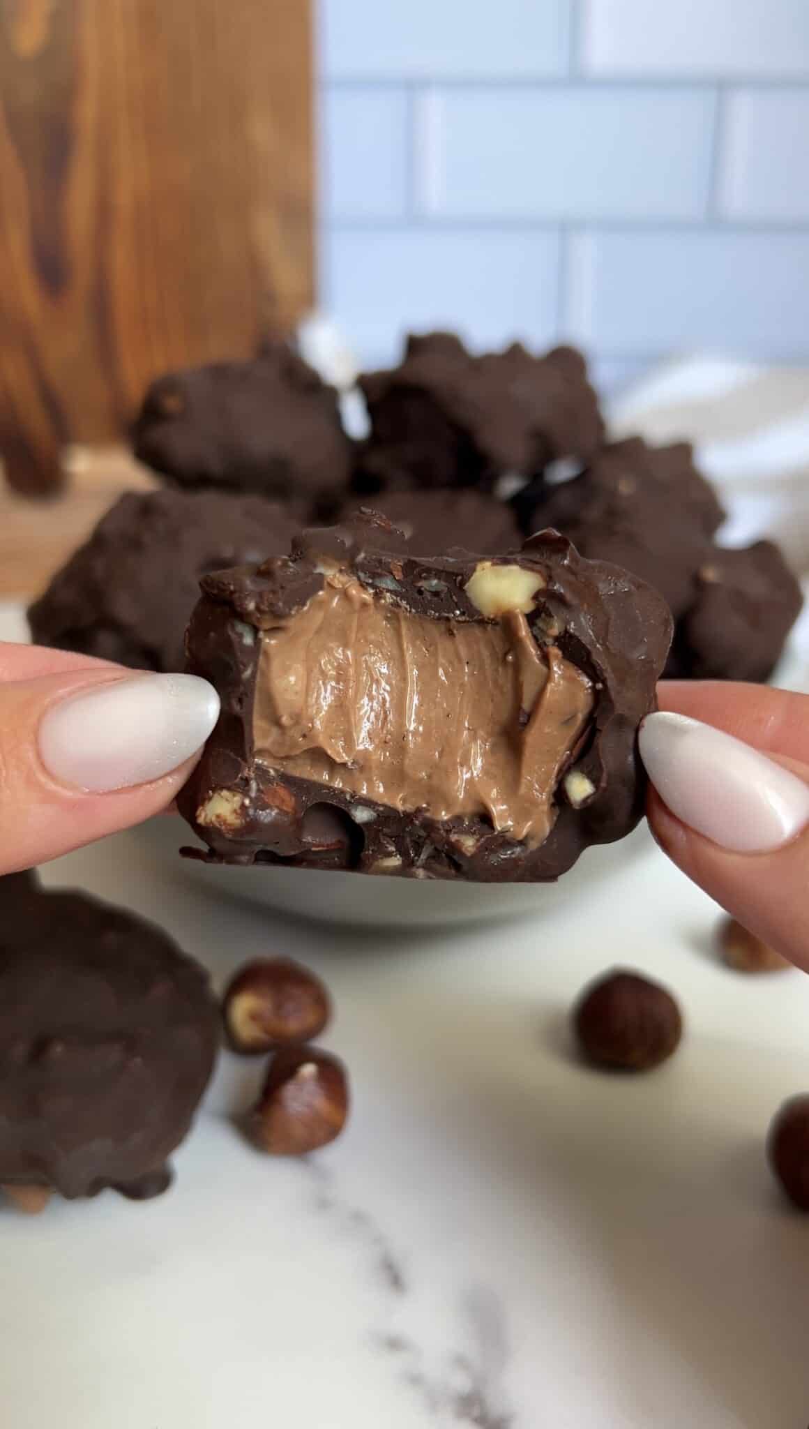 Ferrero Rocher Ice Cream Bites