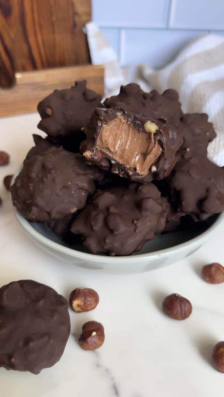 Ferrero Rocher Ice Cream Bites