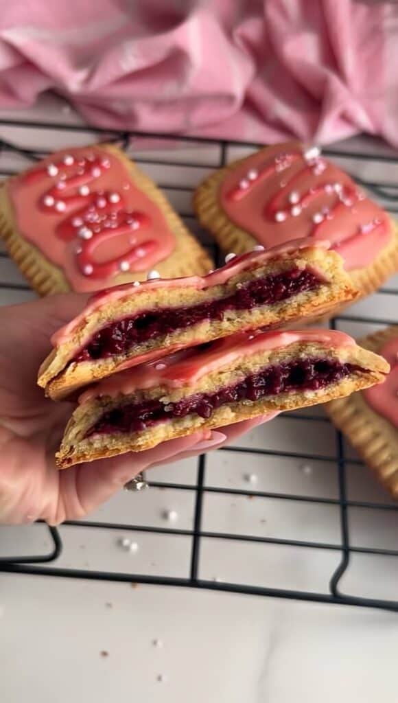 Raspberry Protein Pop Tarts