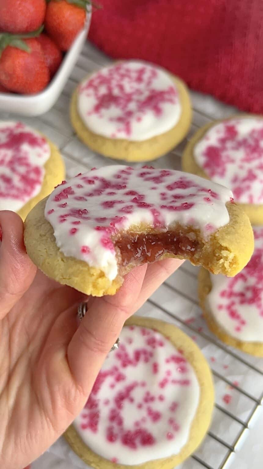Cookie Dough Frosted Pop Tart Cookie Bars
