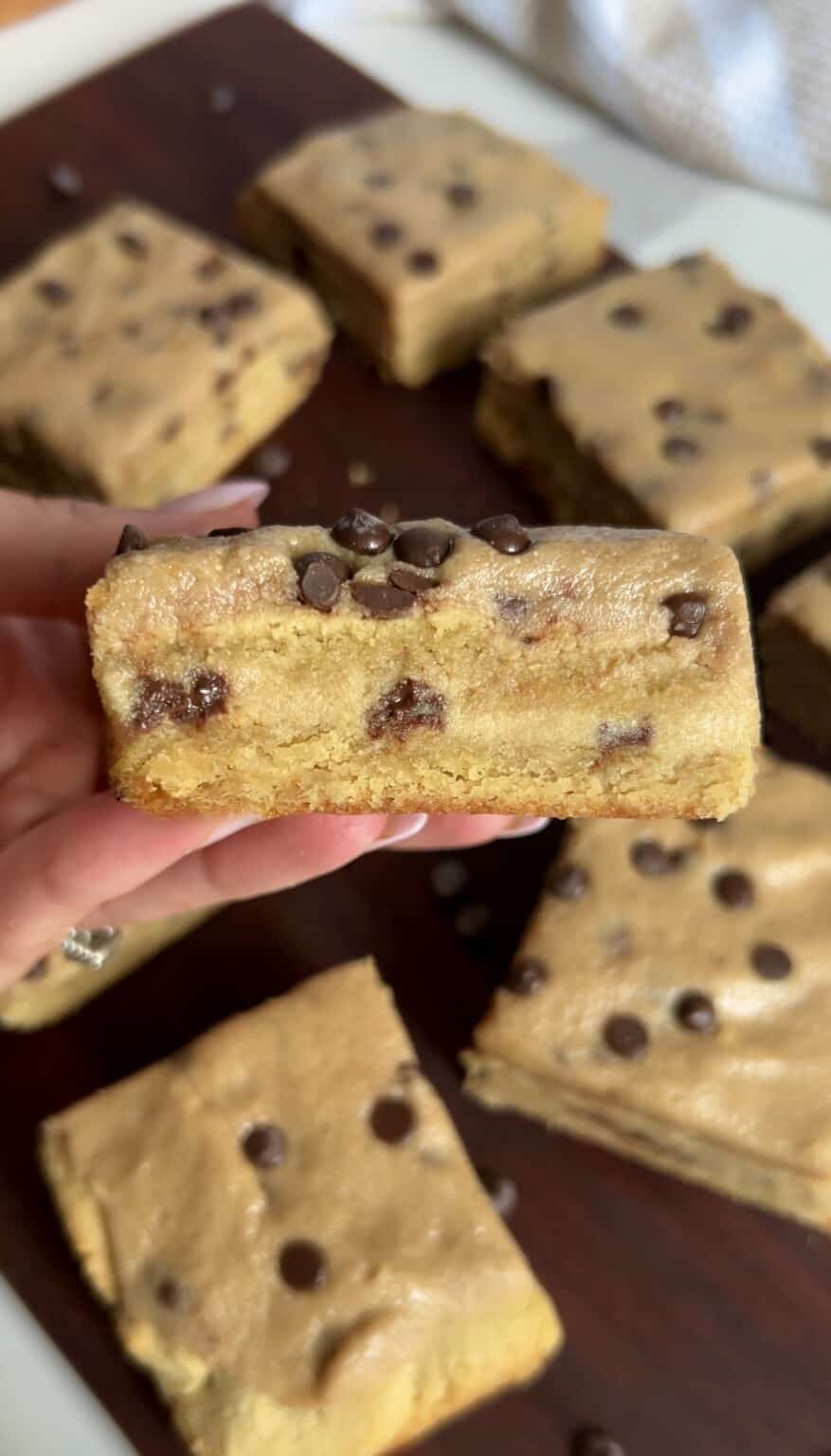 Cookie Dough Frosted Pop Tart Cookie Bars