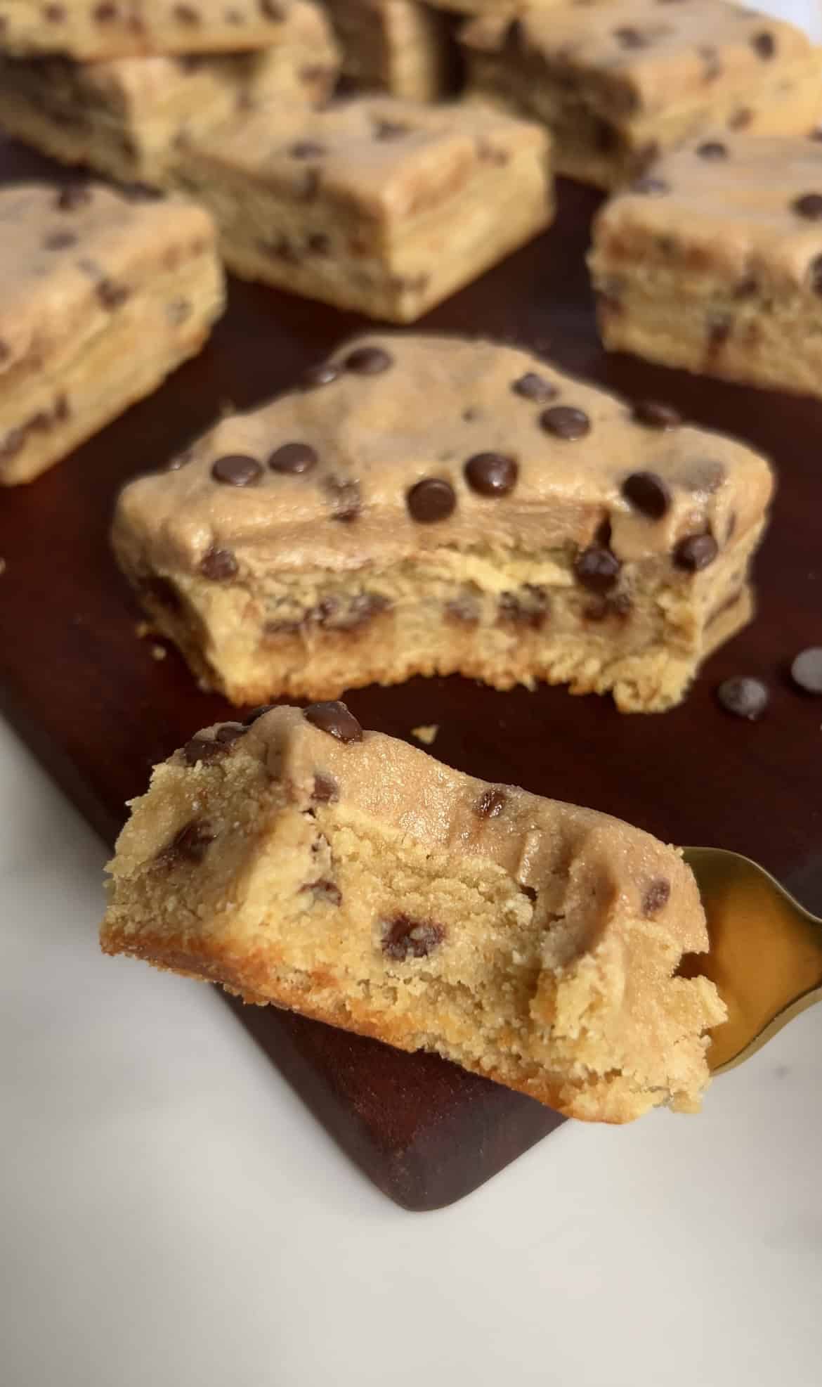 Cookie Dough Frosted Pop Tart Cookie Bars