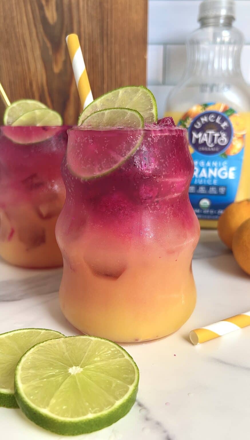 Sparkling Sunset Mocktail