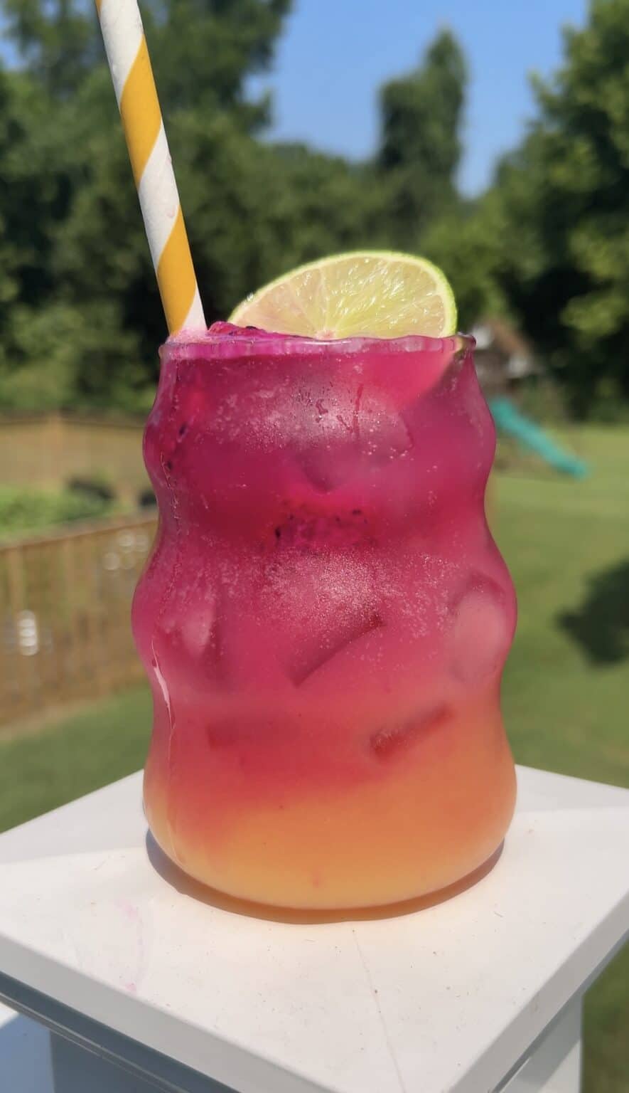 Sparkling Sunset Mocktail