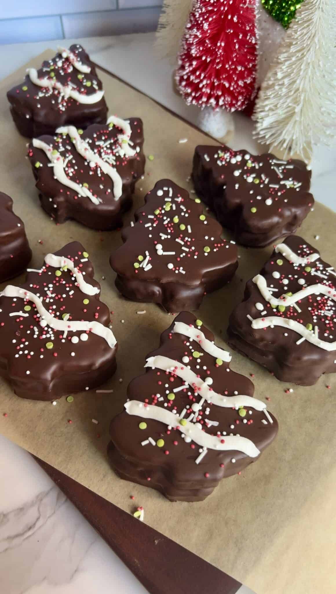 Gluten Free & Protein Rich Little Debbie Christmas Tree Cakes