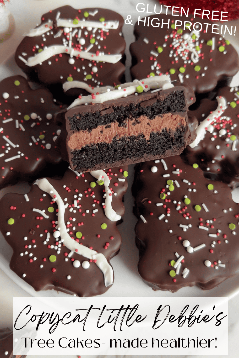 Gluten Free & Protein Rich Little Debbie Christmas Tree Cakes