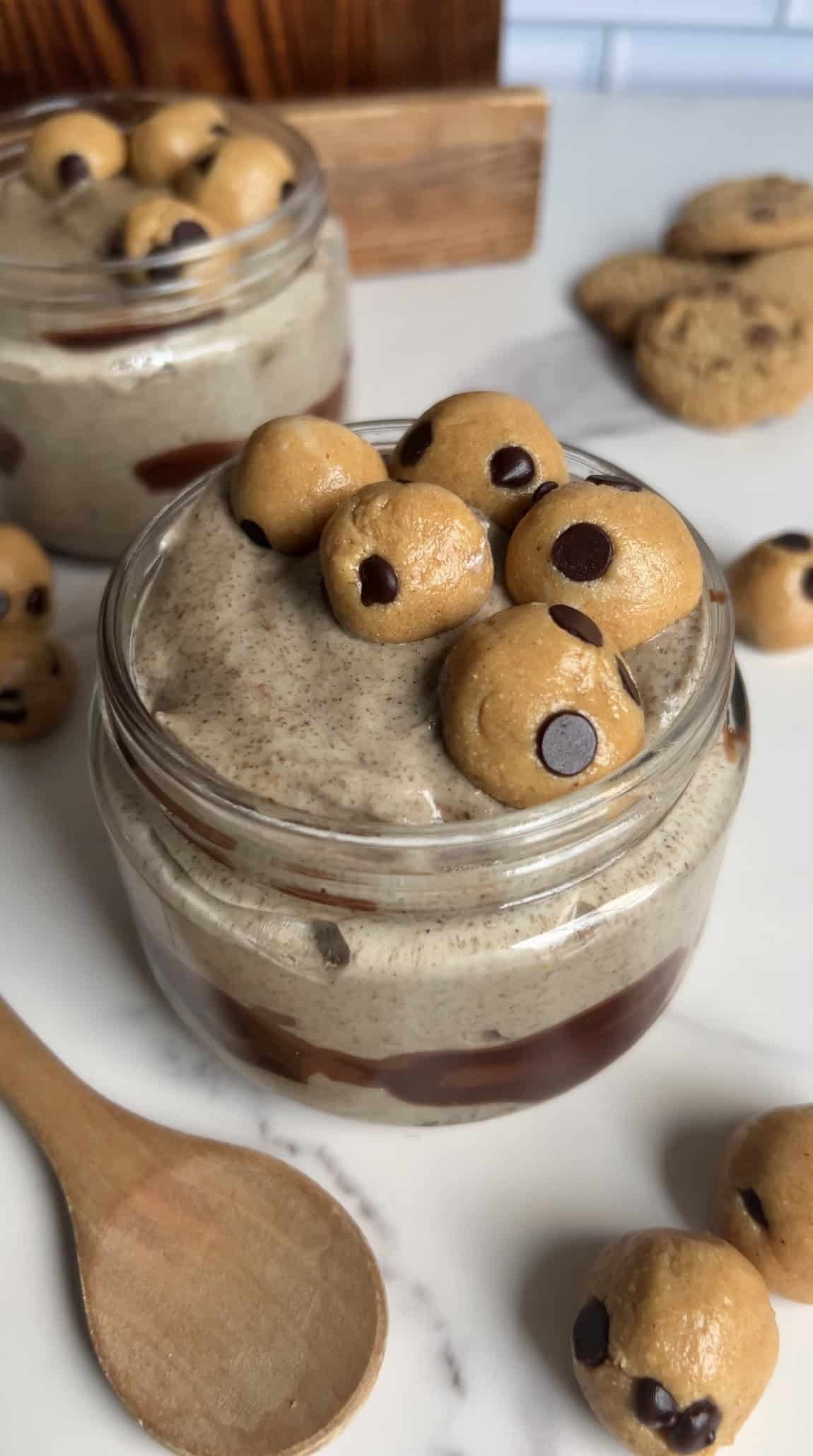 Blended Cookie Dough Chia Pudding