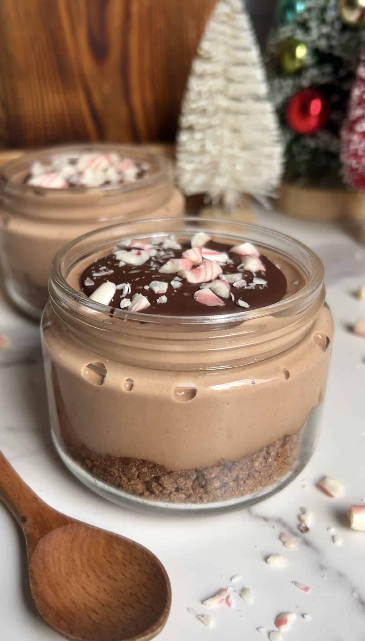 Chocolate Peppermint Protein Mousse