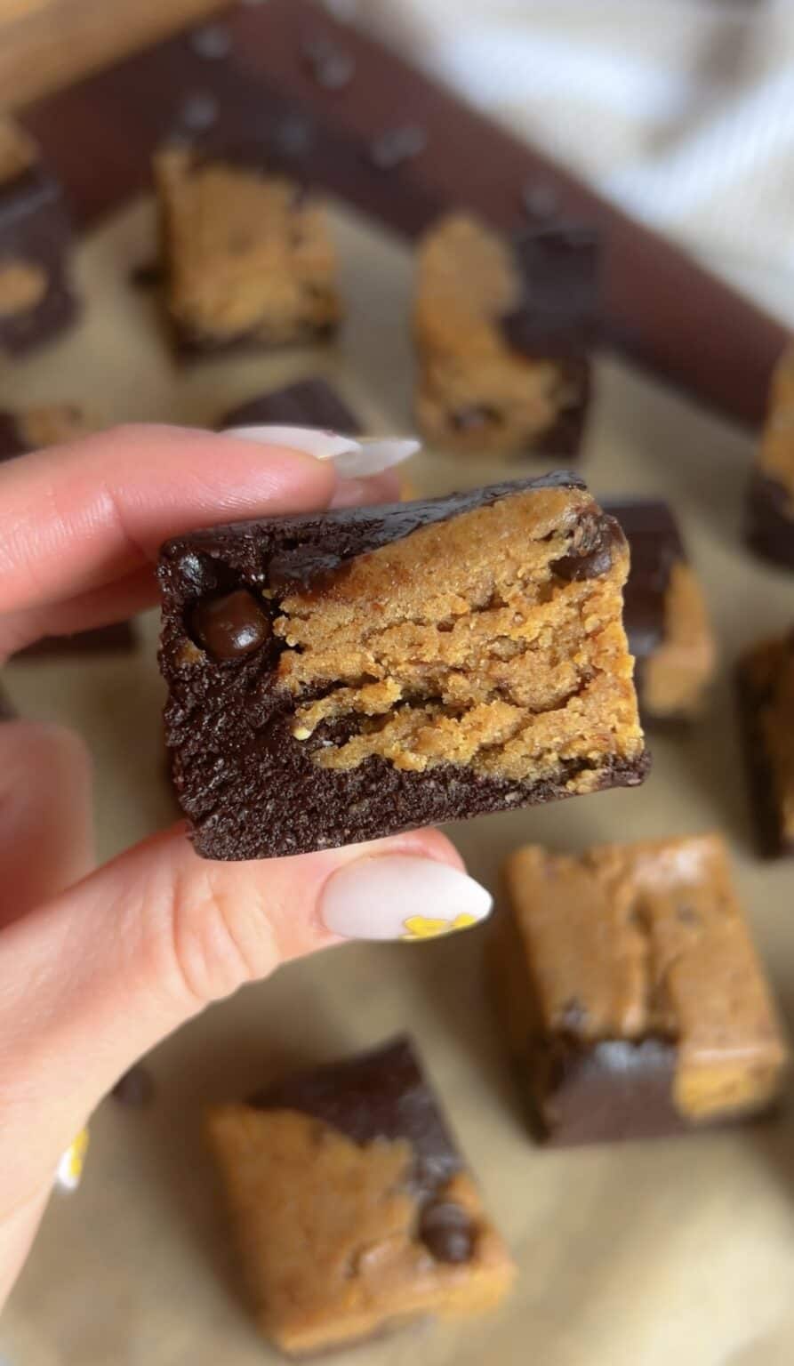 No Bake Brookie Protein Bars: A Healthy Delight