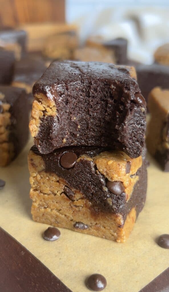 No Bake Brookie Protein Bars: A Healthy Delight